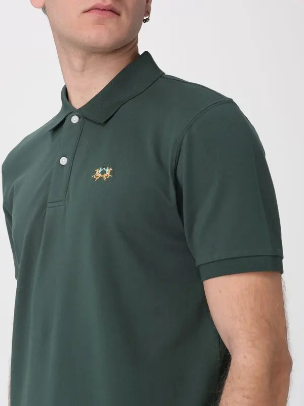 LA MARTINA Cotton Polo Shirt With Logo
