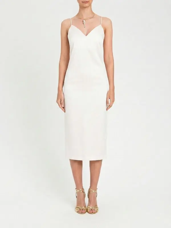 TWINSET Duchesse Midi Dress - Pink