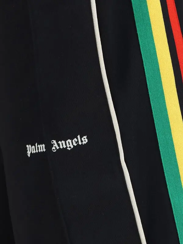 Palm Angels Stretch Technical Fabric Jogging Shorts