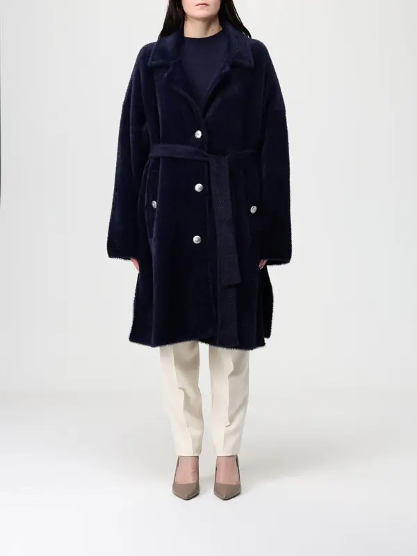 Pinko Fur Coat - Blue