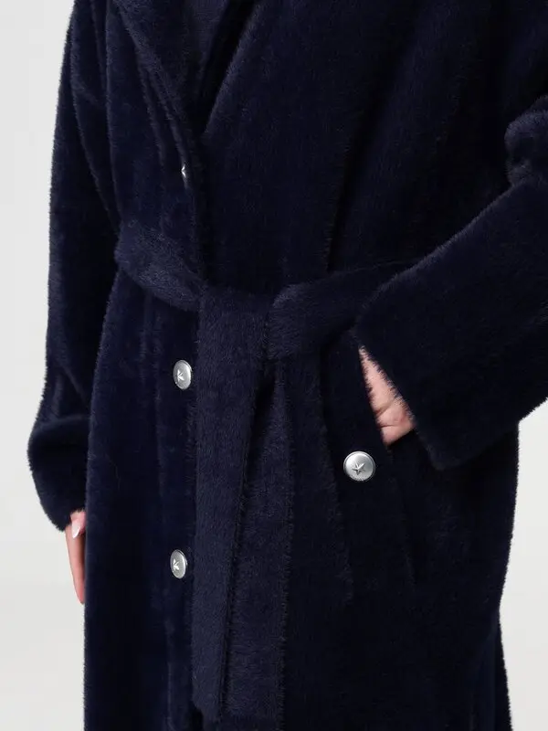 Pinko Fur Coat - Blue