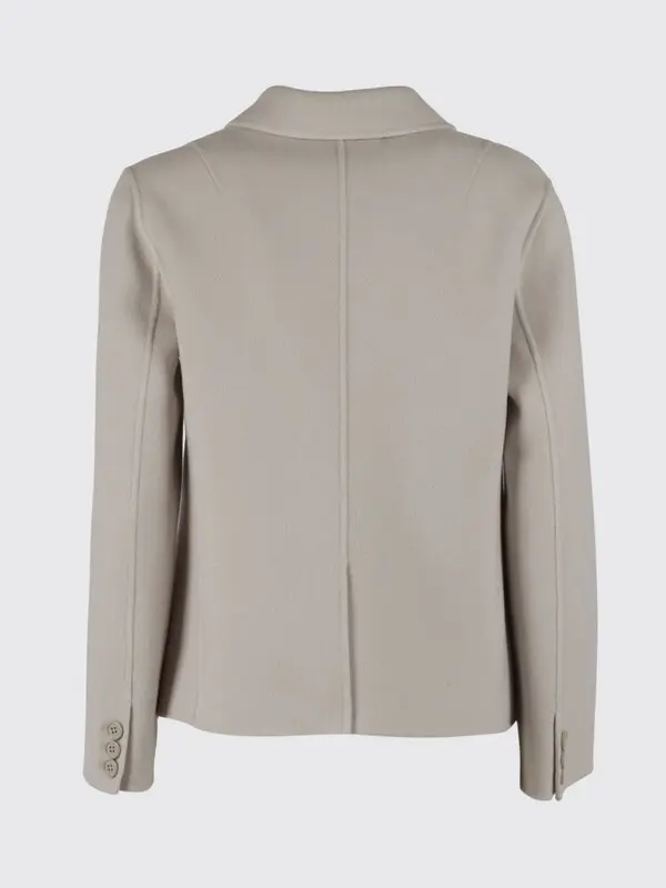 Max Mara Single-breasted Blazer In Wool - Grey