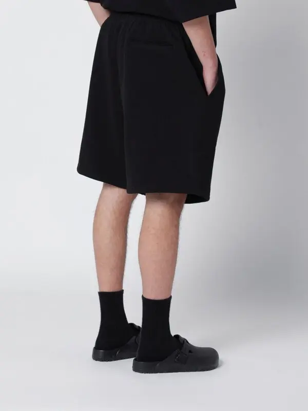 ENTIRE STUDIOS Jersey Jogging Shorts - Black 1