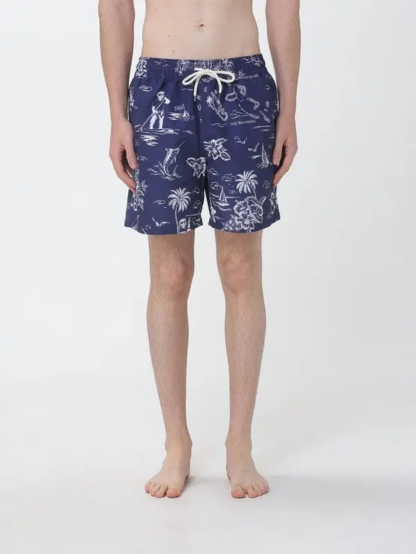 Polo Ralph Lauren Recycled Polyester Swim Shorts - Gnawed Blue 1