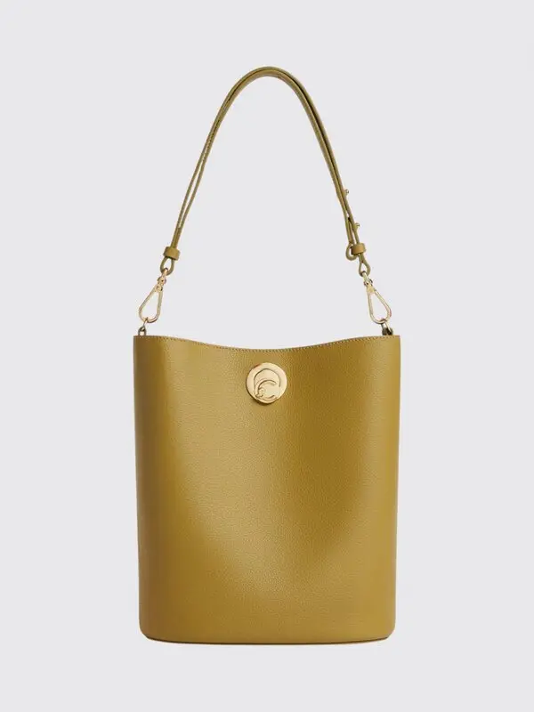 COCCINELLE Nikla Grained Leather Bucket Bag - Green