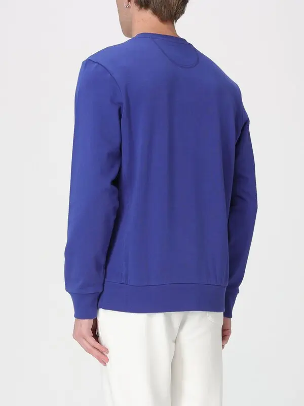 LA MARTINA Cotton Crew Neck Sweatshirt - Blue