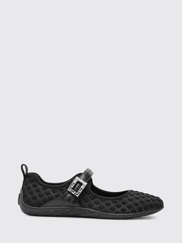 ROGER VIVIER Neoprene Ballerinas With Jewel Buckle