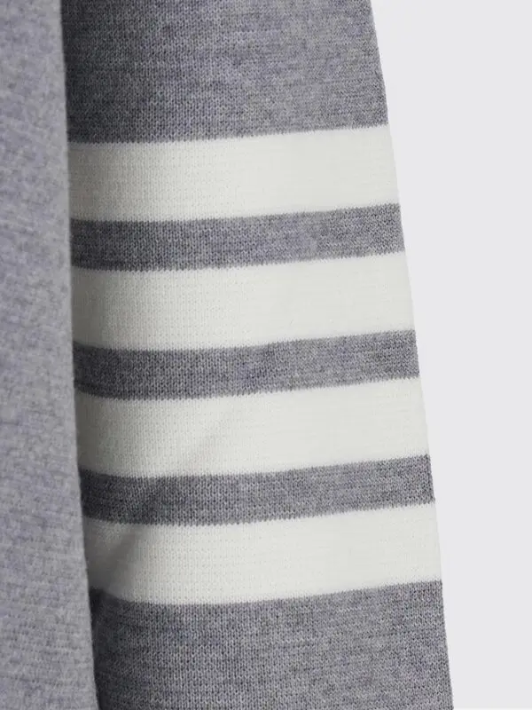Thom Browne Wool V-neck Cardigan With 4-bar Detail