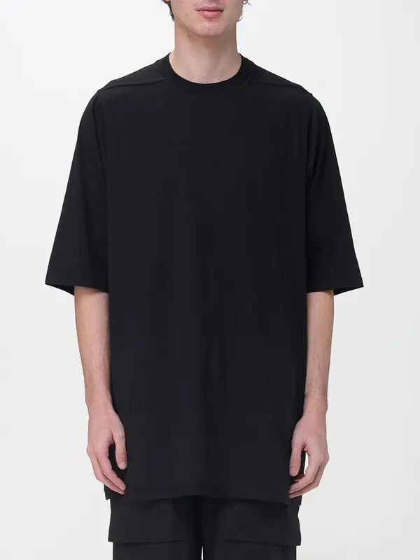 Rick Owens Cotton Oversized T-shirt - Black
