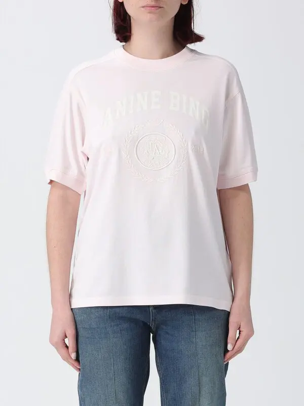 ANINE BING Logo Cotton T-shirt