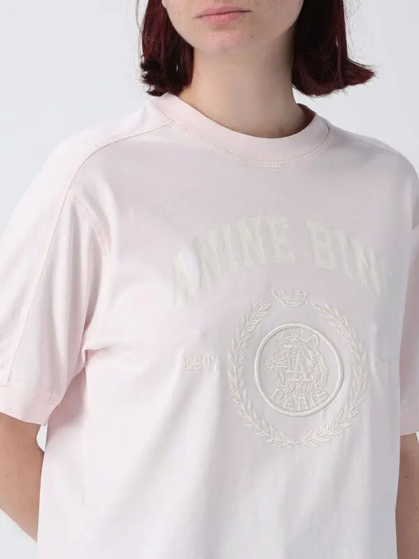 ANINE BING Logo Cotton T-shirt