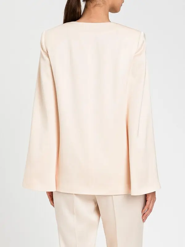 TWINSET Satin Cape Blazer