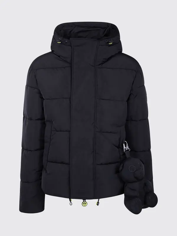 BARROW Puffer Jacket With Detachable Charm - Black