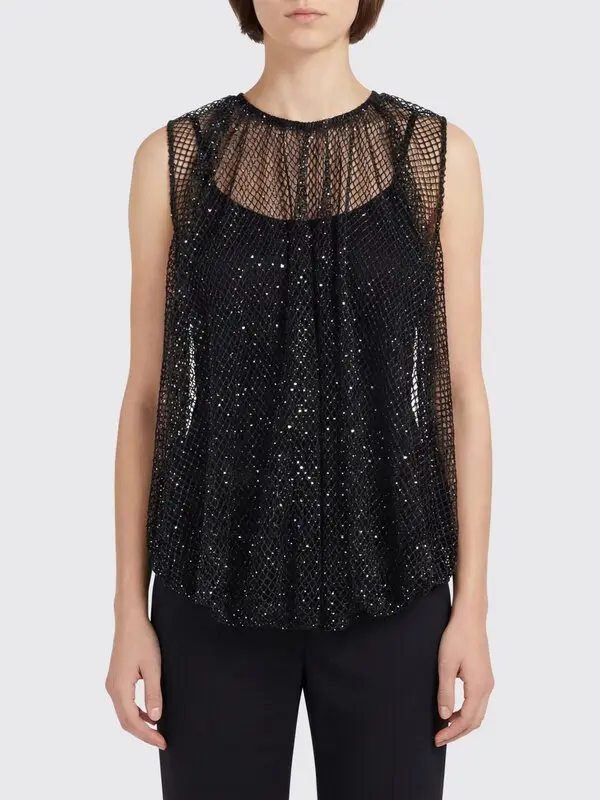 Sportmax Sleeveless Top - Black