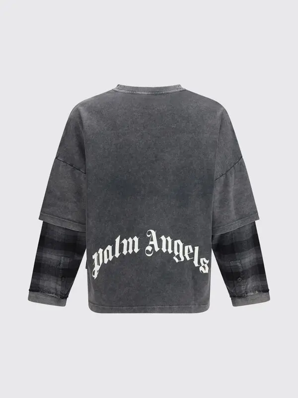 Palm Angels Printed Stretch Cotton T-shirt