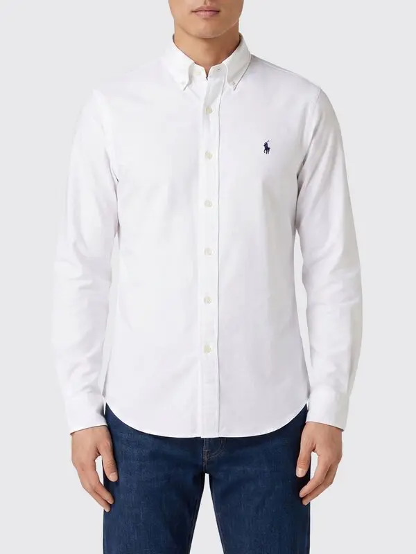 Polo Ralph Lauren Stretch Cotton Casual Shirt - White