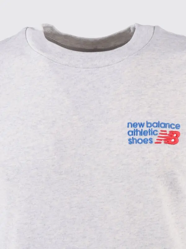 NEW BALANCE Cotton T-shirt With Logo