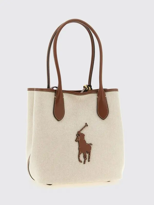Polo Ralph Lauren Canvas And Leather Bag
