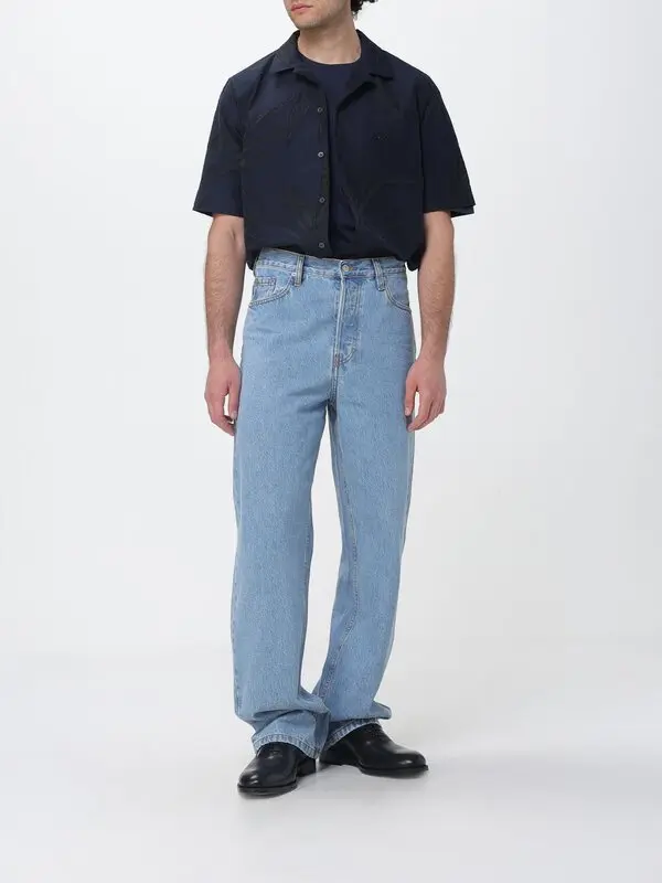 Dries Van Noten Basic T-shirt - Blue