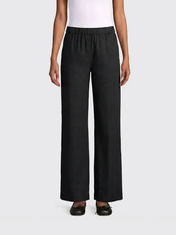 Liviana Conti Julian Cotton Trousers - Black