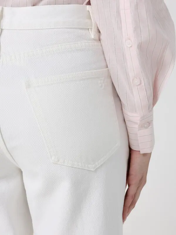Tory Burch Denim Cropped Fit Jeans