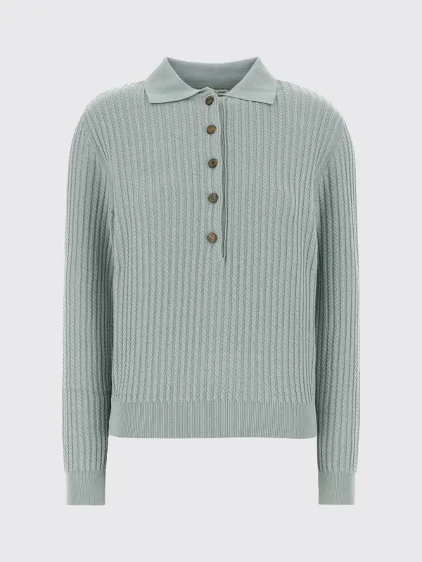 BLAZÉ MILANO Cotton And Silk Knit Polo Shirt