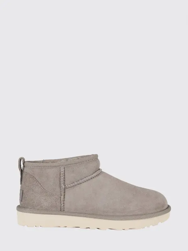 UGG Classic Ultra Mini Waterproof Suede Ankle Boots - Brown