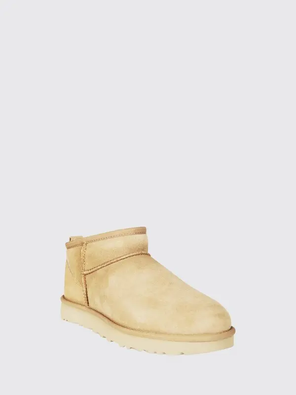 UGG Classic Ultra Mini Waterproof Suede Ankle Boots - Brown