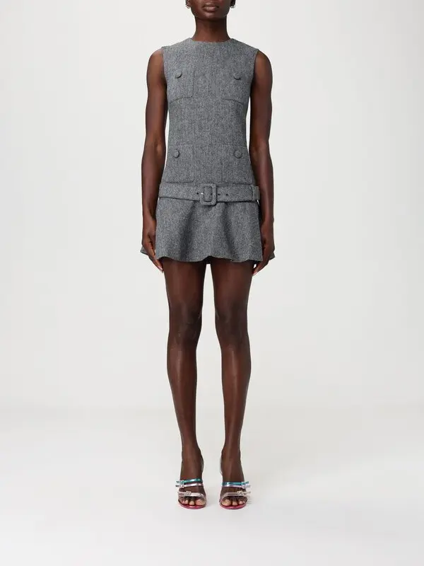 SELF-PORTRAIT Wool Blend Mini Dress
