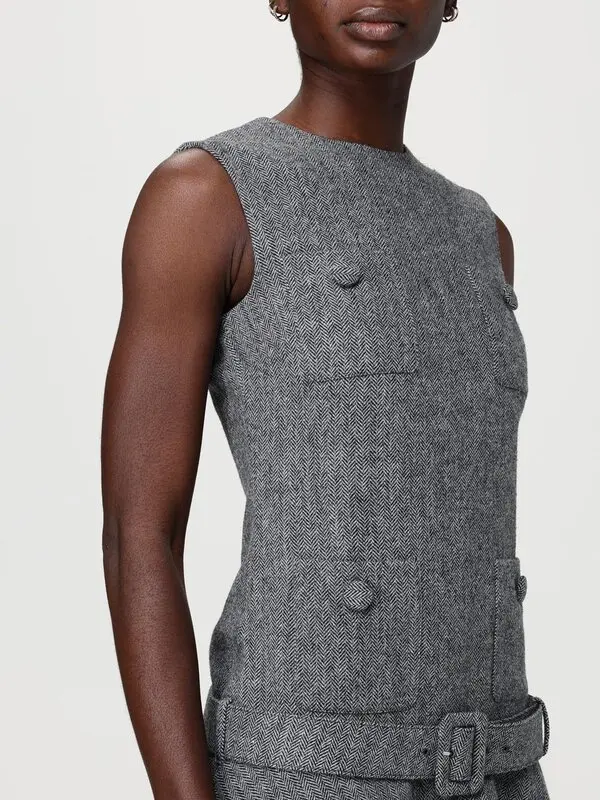 SELF-PORTRAIT Wool Blend Mini Dress