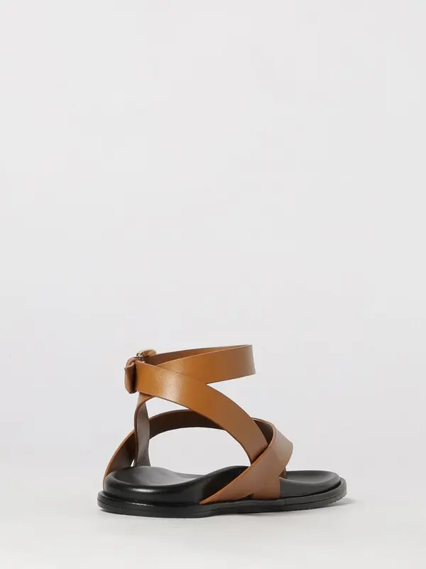 STUART WEITZMAN Mary Kate Python Print Leather Sandal