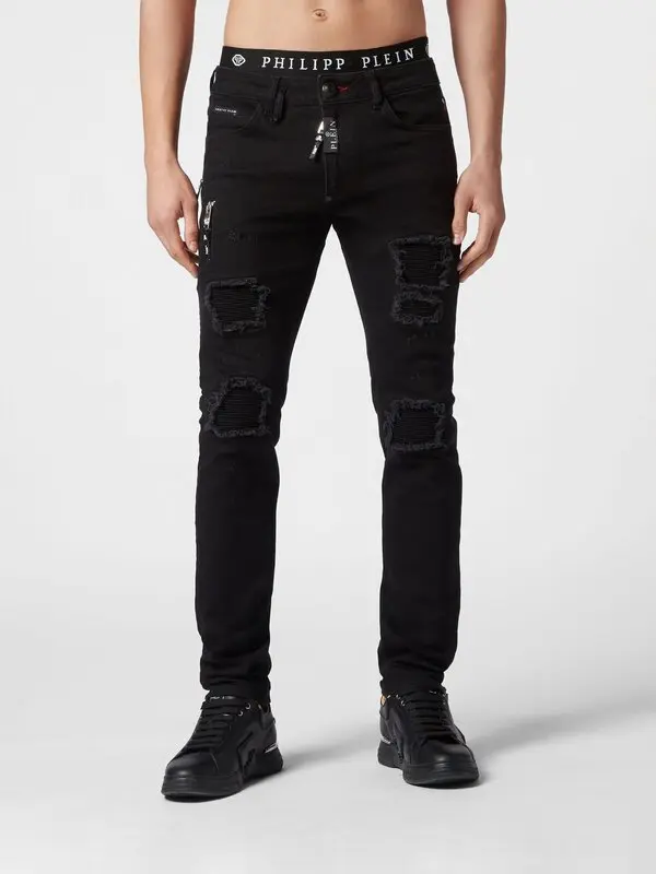 Philipp Plein Distressed Skinny Jeans