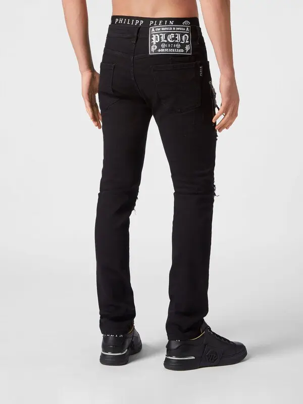 Philipp Plein Distressed Skinny Jeans