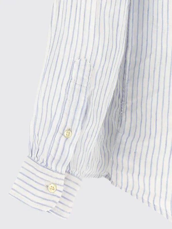 Polo Ralph Lauren Striped Linen Shirt - White