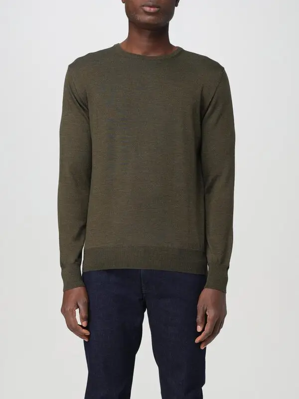 XC Zip-up Fine Knit Jumper - Military