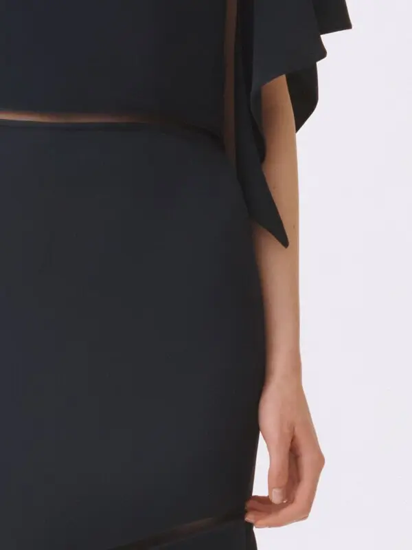 Fabiana Filippi Asymmetric Midi Dress - Blue