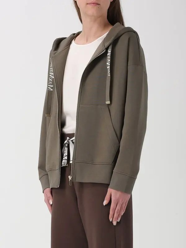 Max Mara Hooded Zip-up Sweatshirt