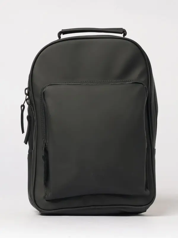 Rains Book Daypack In Waterproof Pu - Black