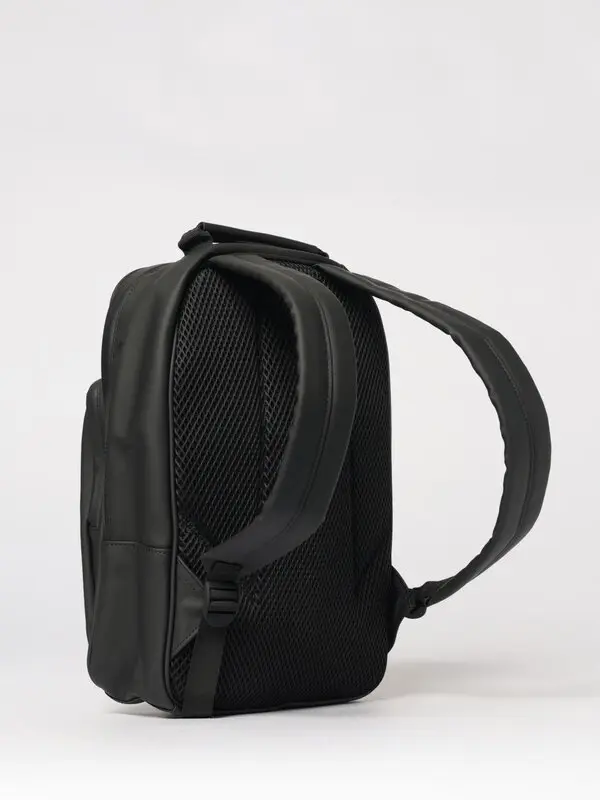 Rains Book Daypack In Waterproof Pu - Black