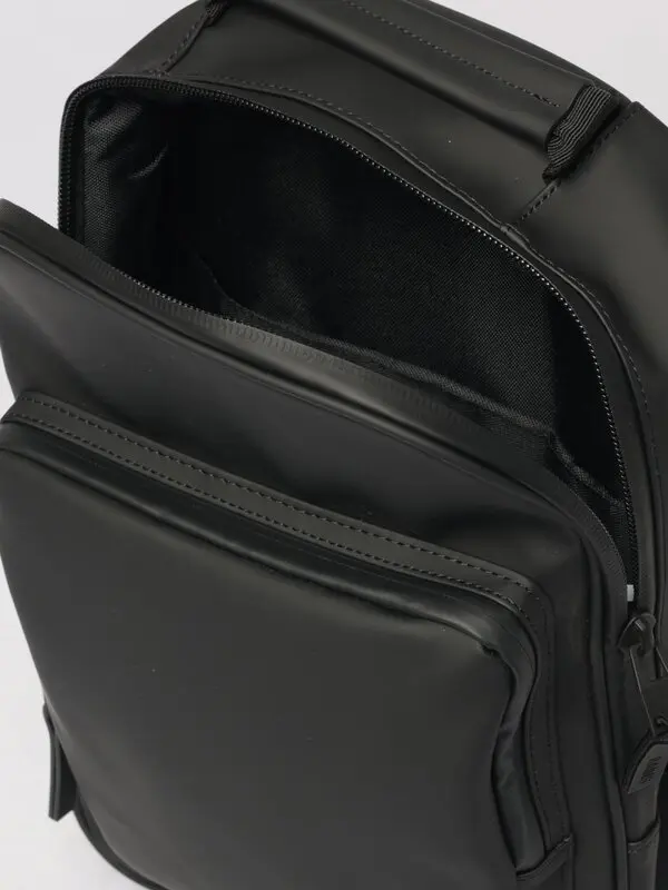 Rains Book Daypack In Waterproof Pu - Black