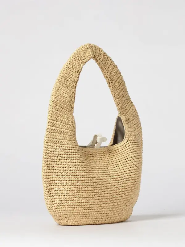 COCCINELLE C-me Crochet Raffia Bag