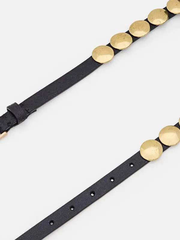 GOLDEN GOOSE Embellished Leather Belt