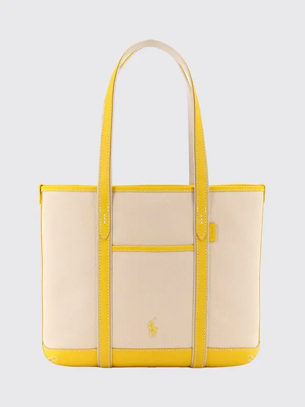 Polo Ralph Lauren Canvas And Leather Bag