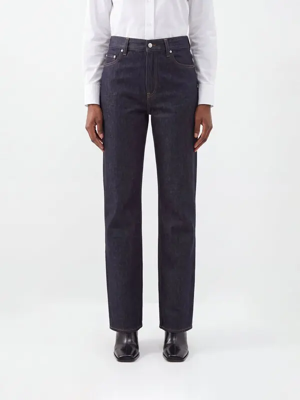 TOTEME Straight Leg Jeans - Denim