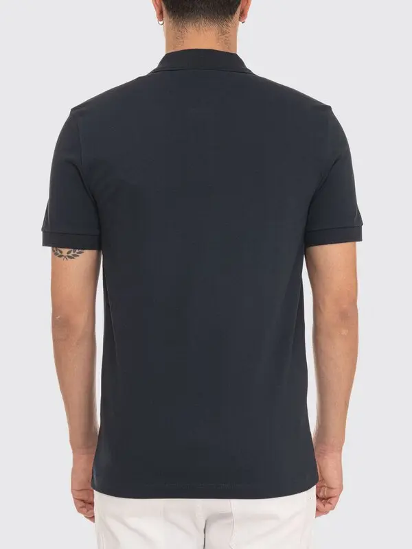 BOSS Basic Cotton Polo Shirt - Blue 1