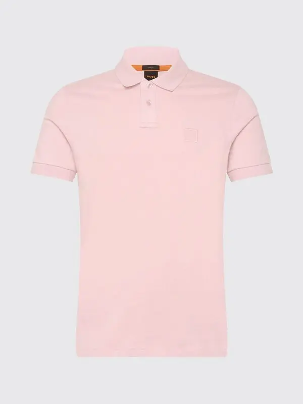 BOSS Basic Cotton Polo Shirt - Pink