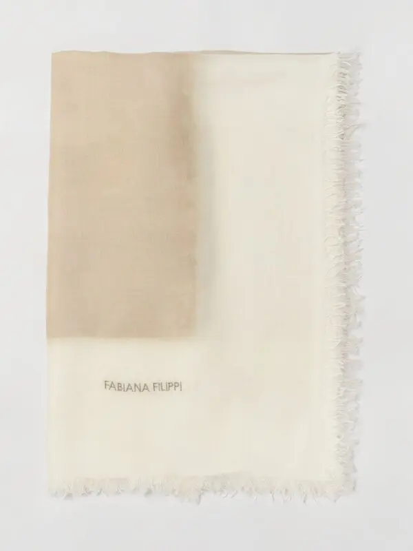 Fabiana Filippi Cashmere Blend Scarf - Butter