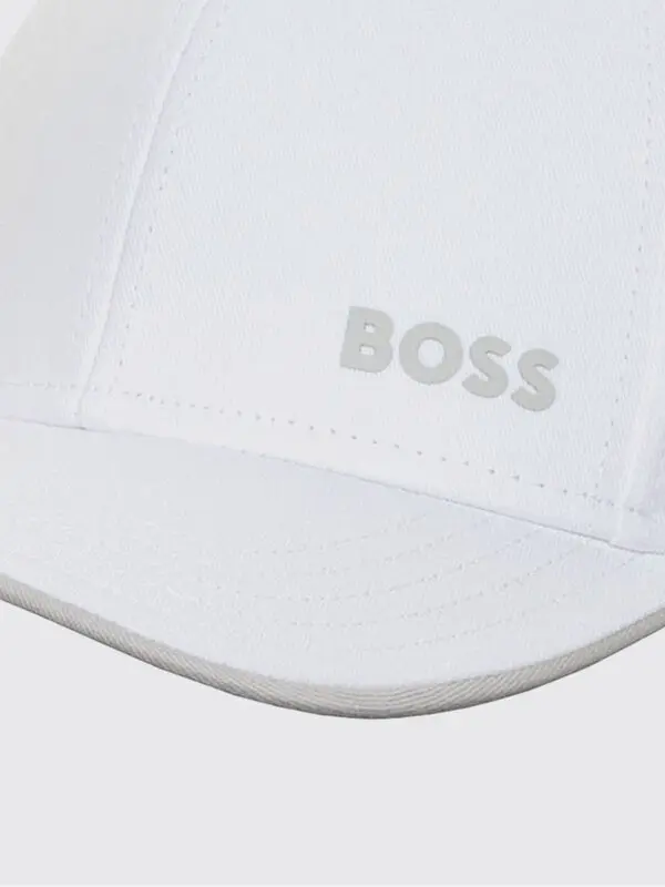 BOSS Cotton Hat With Logo Print