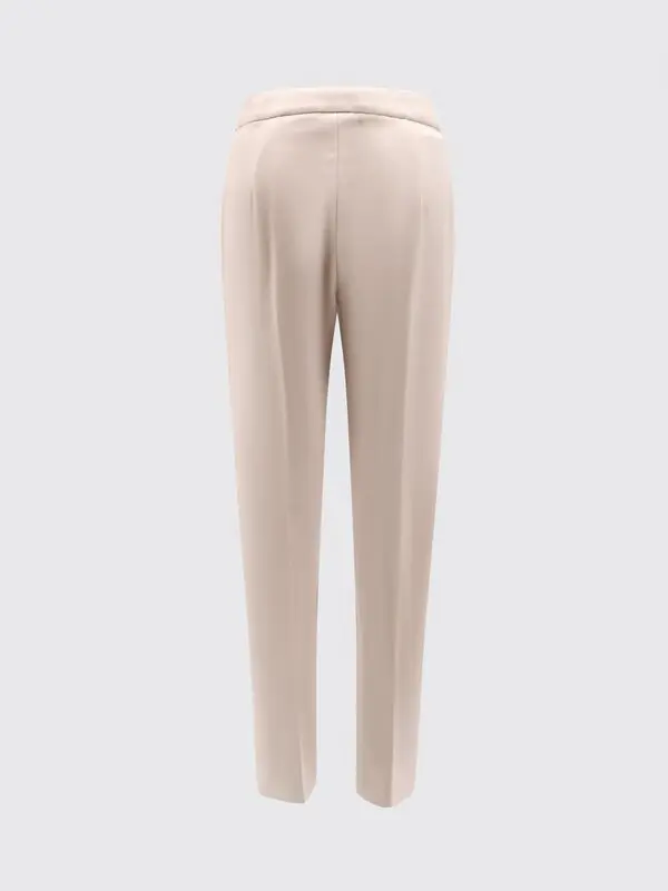 Max Mara Cropped Crêpe Trousers - Sand