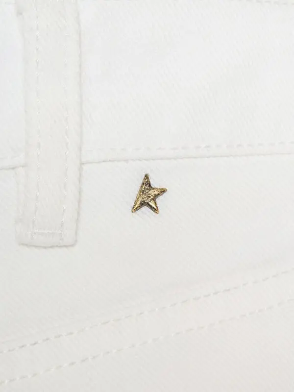 GOLDEN GOOSE Straight Leg High-rise Cotton Denim Jeans